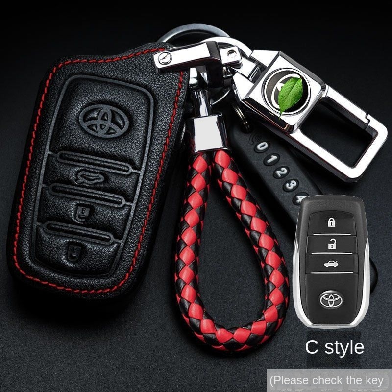 leather car remote key case, leather case, toyota key case, toyota ...