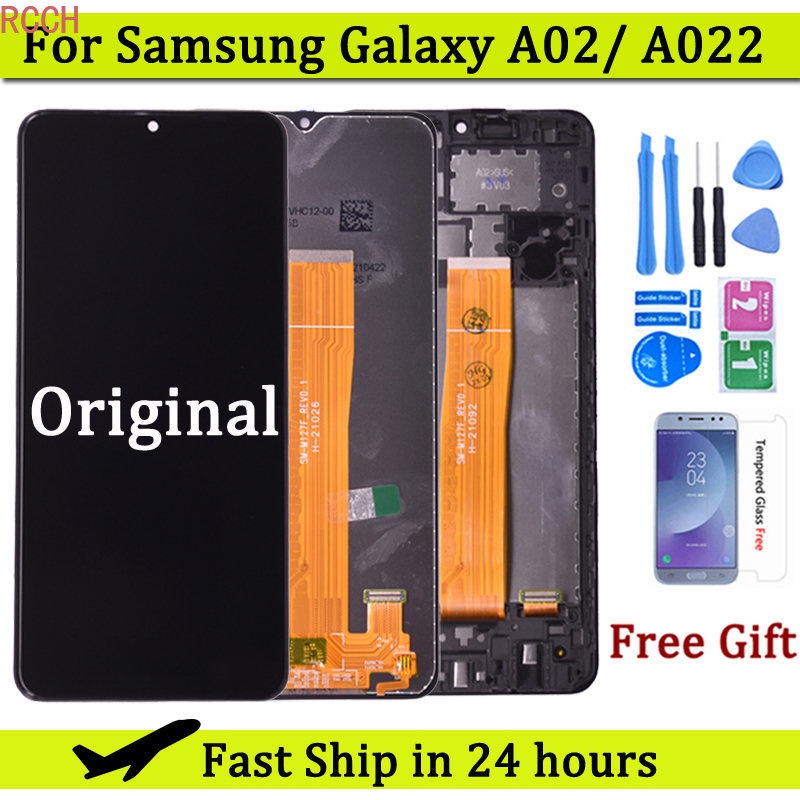 LCD For Samsung Galaxy A02 A022 LCD with frame Touch Screen Digitizer ...