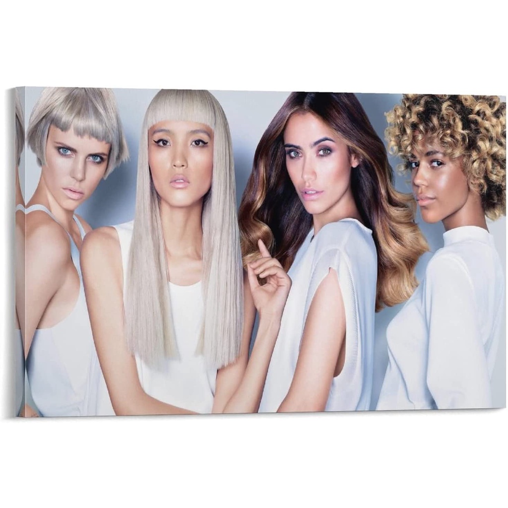Hair Styling Poster Hair Salon Fashion Girl Poster Barber Shop Wall ...