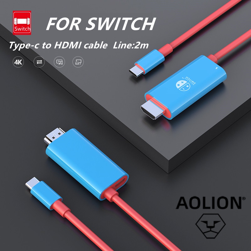 4K HDMI Compatible Cable for Nintendo Switch & Switch Oled / Lite PC TV ...