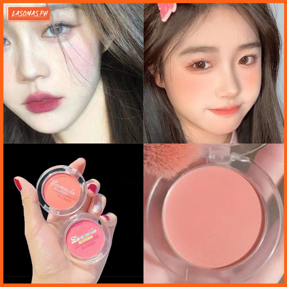 Lameila Monochrome Powder Blusher Brightens The Face Displays Color ...
