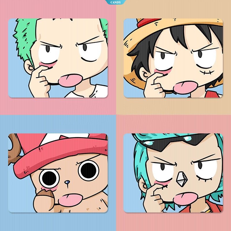 Anime ONE PIECE Luffy Zoro Chopper Funny Cute Mouse Pad Thickened ...
