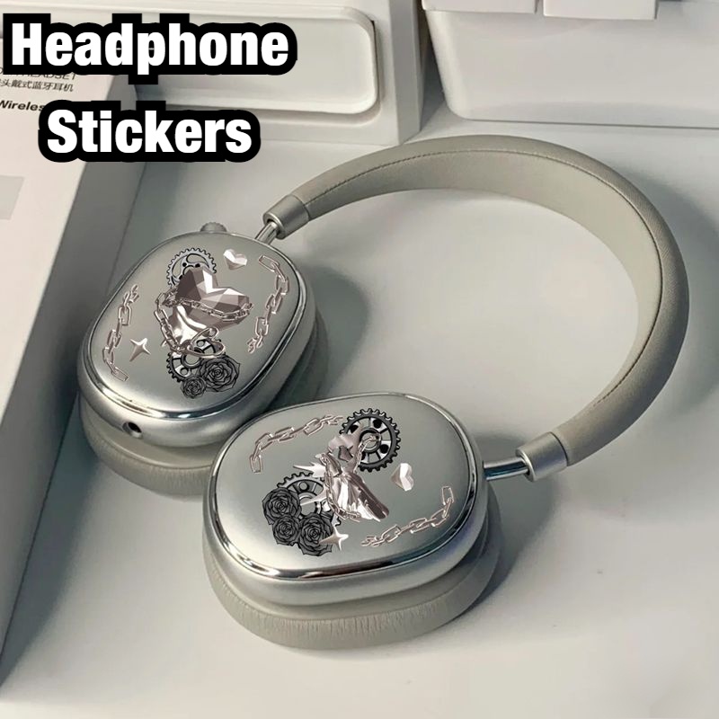 3D Love Series Goo Card Stickers Head-Mounted Headphone Stickers ...
