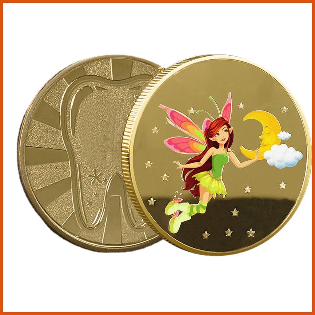 Tooth Fairy Coin Durable Tooth Fairy Gold Plated Commemorative Coin ...