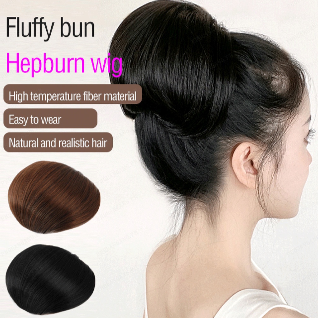 Hepburn Bride Hair Bun High Temperature Fiber Twist Lock Bride ...