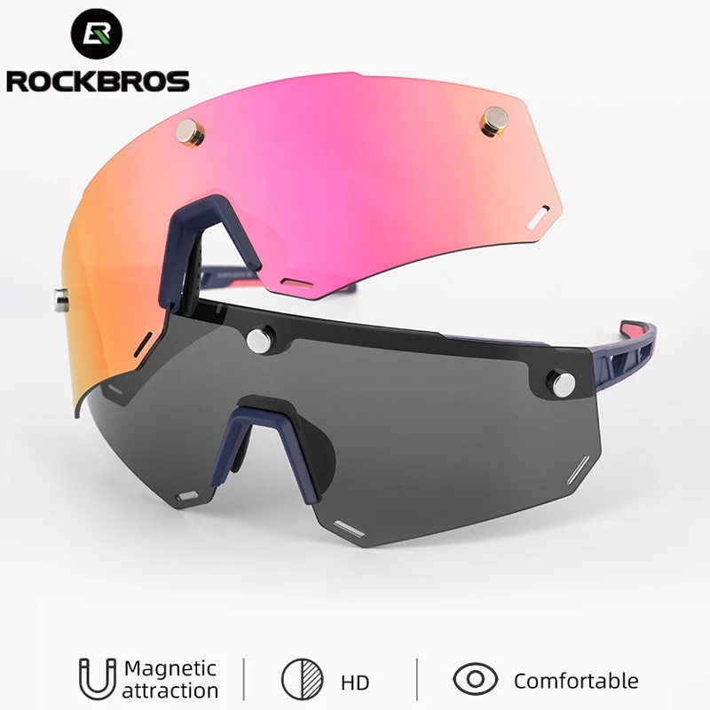 ROCKBROS Cycling Shades MTB Bicycle Sunglasses Polarized 2 In 1 ...