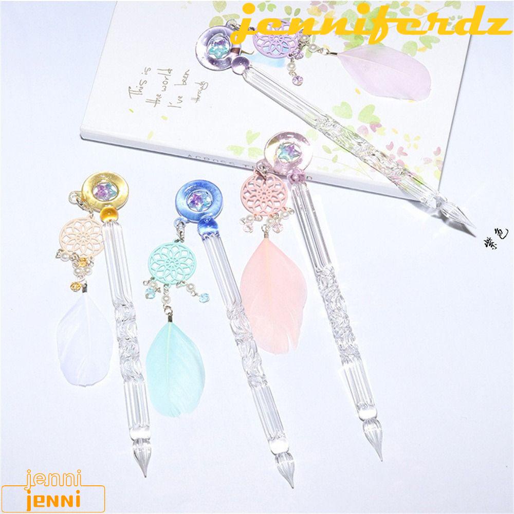 JENNIFERDZ Glass Pen Antique Calligraphy Signature Writing Fountain ...