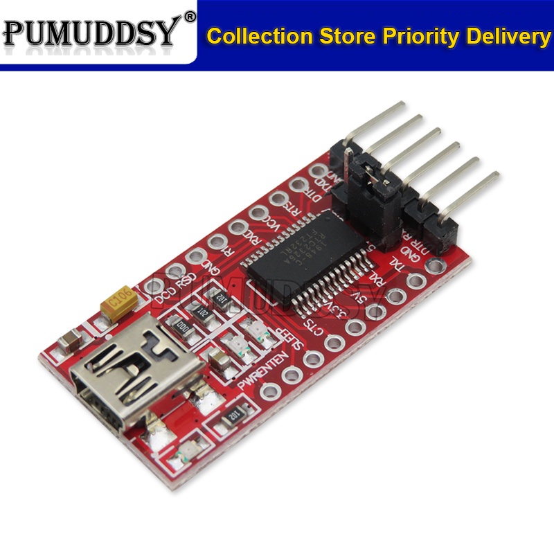 FTDI FT232RL USB To TTL Serial Converter Adapter Module Board 5V And 3 ...