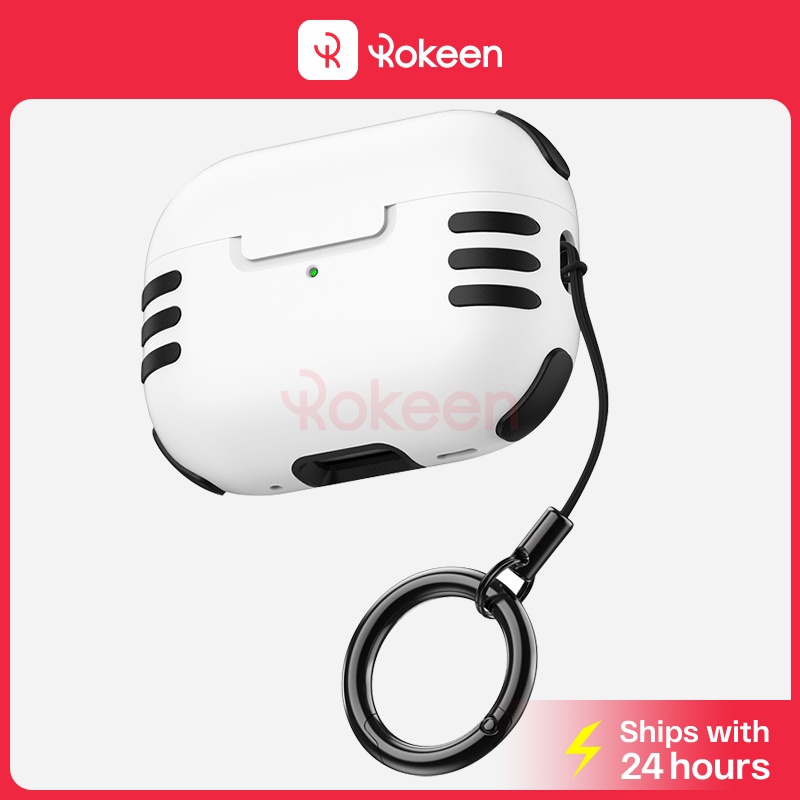 Rokeen Wireless Earphone Protector Case Compatible with Airpods Pro 2 ...