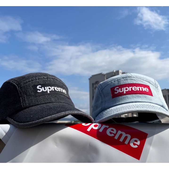 Sup denim functional buckle soft top camping hat trendy men's and women ...