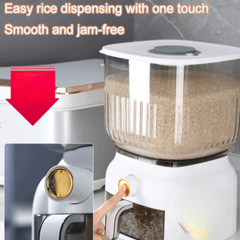 Multipurpose Grain Bucket for Storing Rice, Flour, and More | Shopee ...