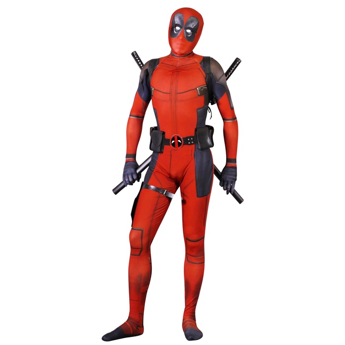 YoFunny Deadpool Costume with Mask for Kids/Adults, Superhero Halloween ...