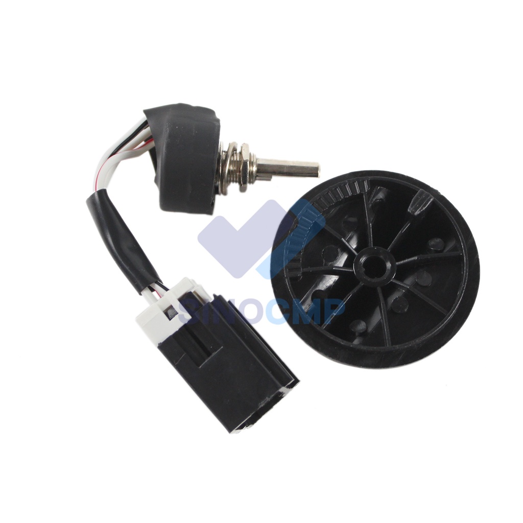 Komatsu Excavator Parts PC200-7 Fuel Dial Throttle Motor Knob PC-7 22u ...