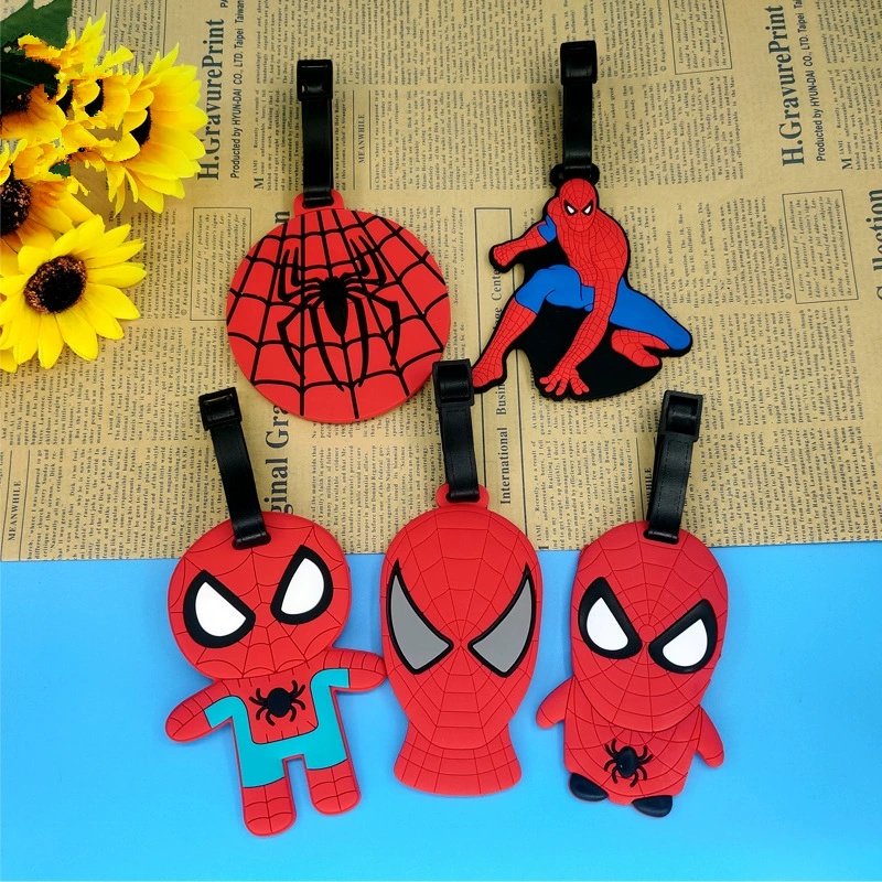 Travel Essential Name Tag Spiderman Hulk Superman Captain America Iron ...
