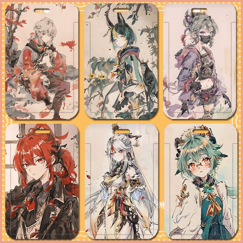 Anime Cartoon New Version Genshin Impact Ganyu/ Kamisato Ayato DIY ...