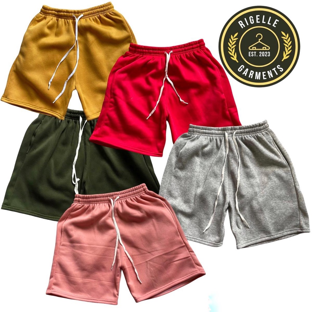 SWEAT SHORTS FOR MEN | RIGELLE GARMENTS | Shopee Philippines