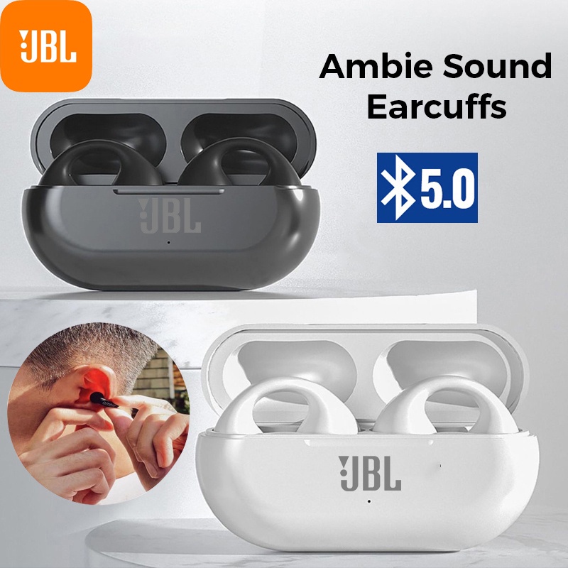 JBL Ambie Sound Earcuffs Ear Bone Conduction Earring Wireless Bluetooth ...