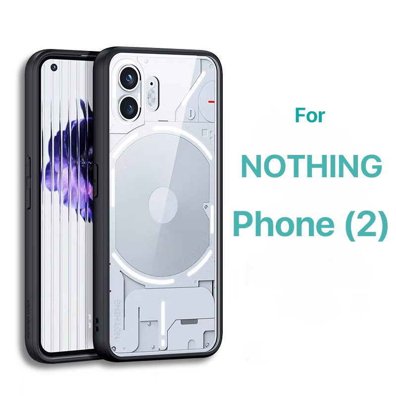 Case For Nothing Phone 2 2a Transparent Back Panel Invisible Airbags ...