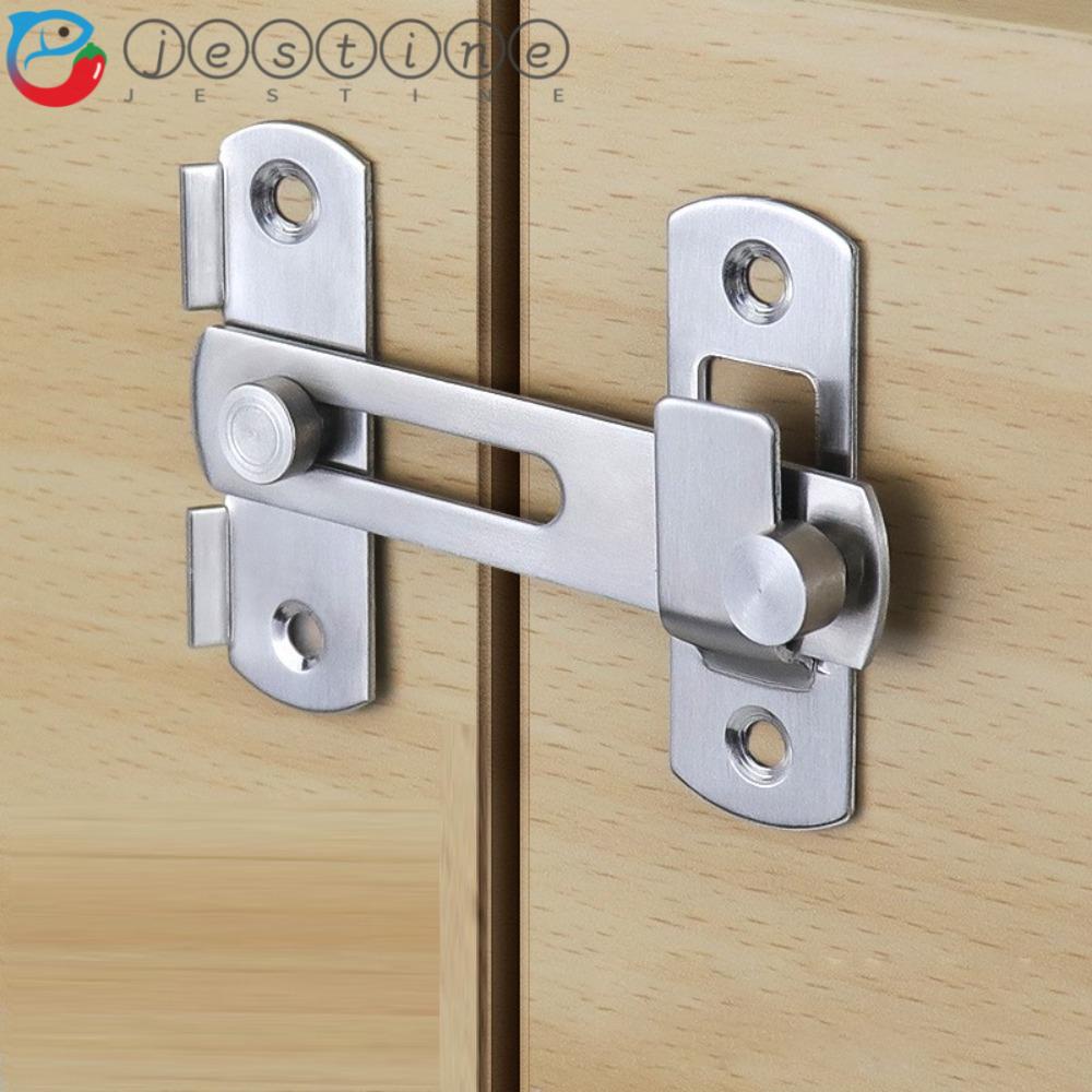 JESTINE Door Lock Right Angle Gate Sliding Barn Window Hook Toggle Door ...