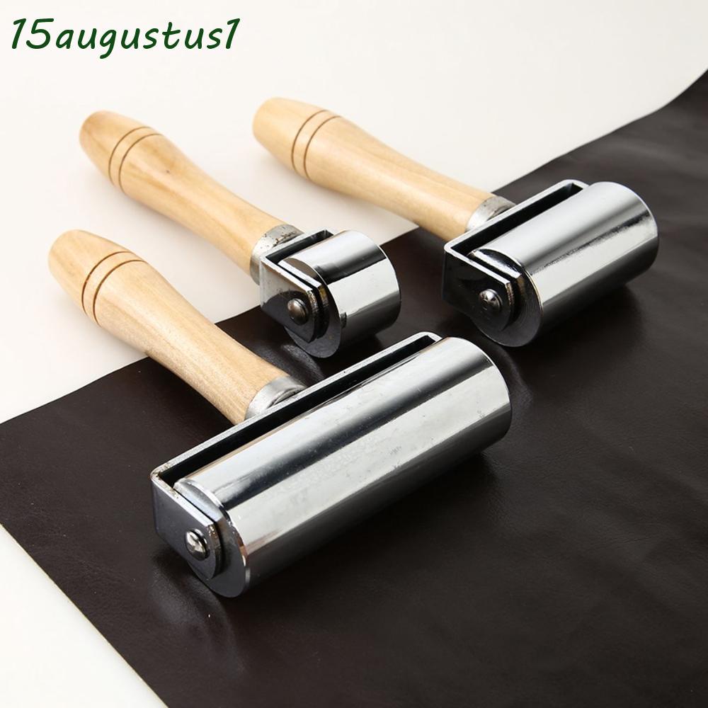 AUGUSTUS DIY Platen Tool Stamping Leather Press Seam Roller Creaser ...