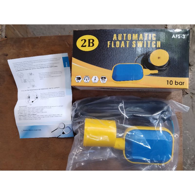 SQUARE FLOAT SWITCH LIQUID WATER LEVEL CONTROLLER WITH CONTACTOR SENSOR ...