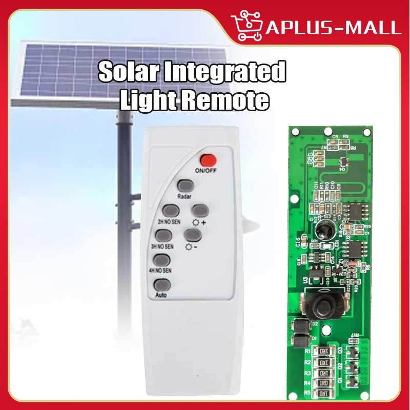 3.2V 3.7V Remote Control PIR Body Sensor Solar Integrated Light Circuit ...