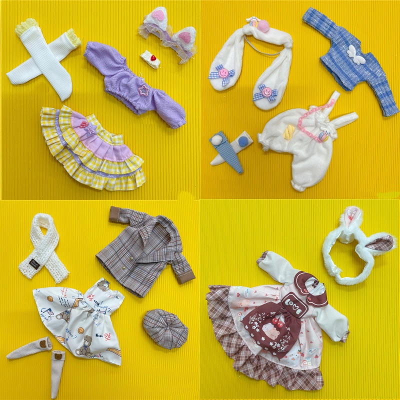 Dolls Clothes For 30 cm BJD Dolls Suit Girls DIY Dress up Fashion Suit ...