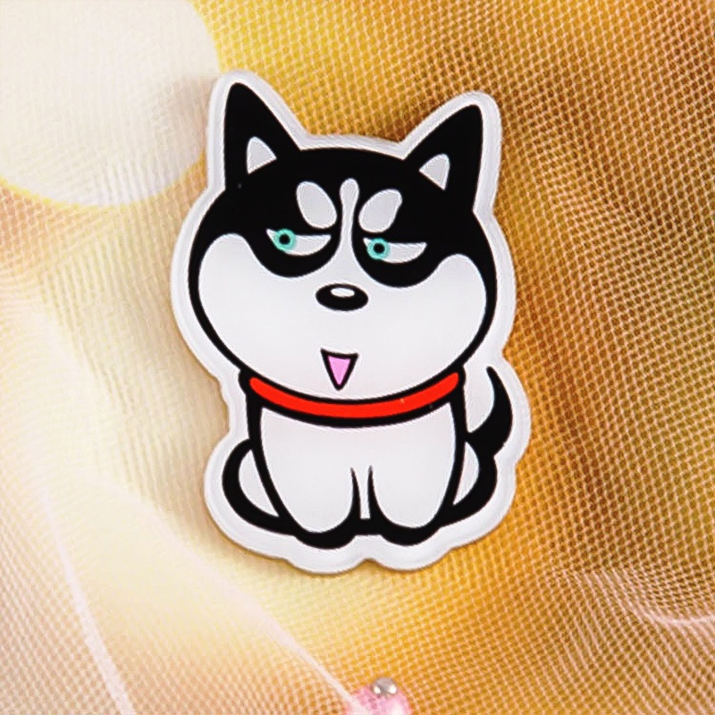 Creative Acrylic Cartoon Badge Cute Small Animal Brooch Bookbag ...