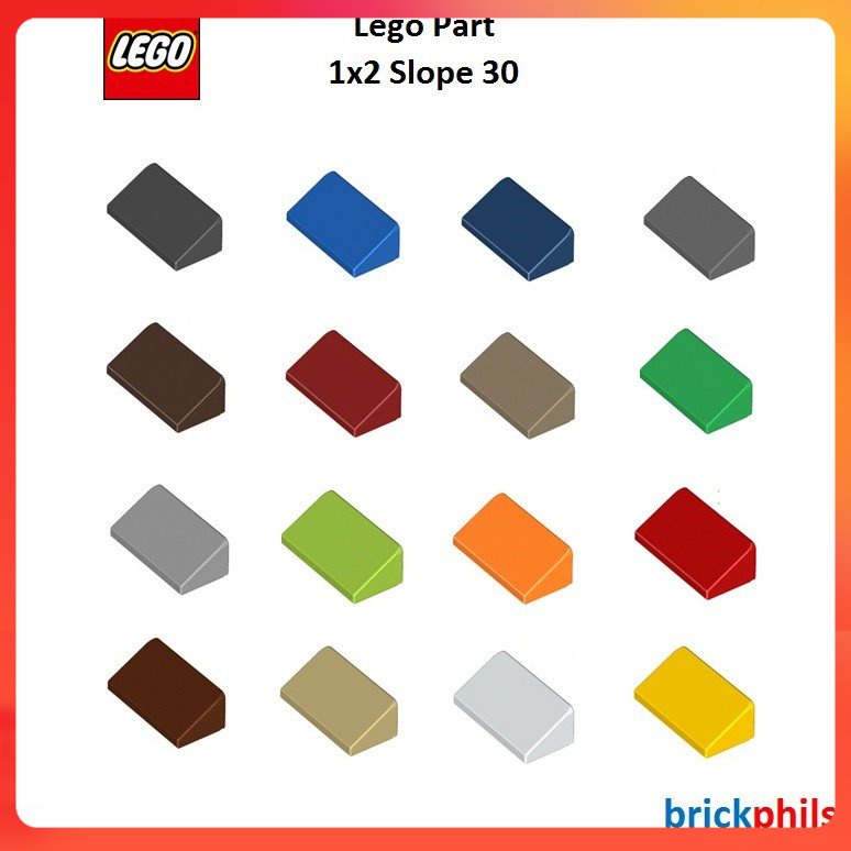 Lego Part 85984 - 1x2 Slope 30 (10pcs per Lot) | Shopee Philippines