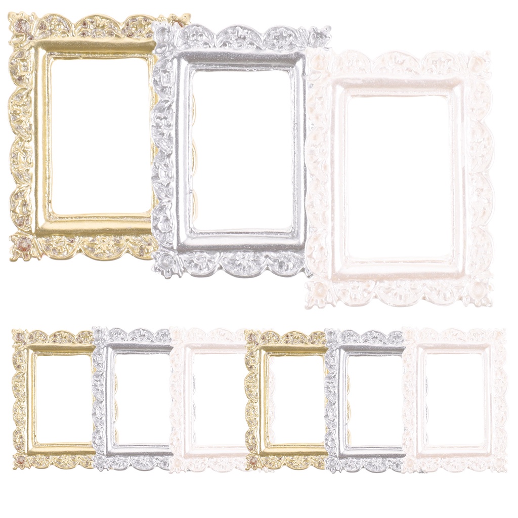 [READY STOCK]9pcs DIY Miniature Photo Frames Resin Crafts Phone Case ...