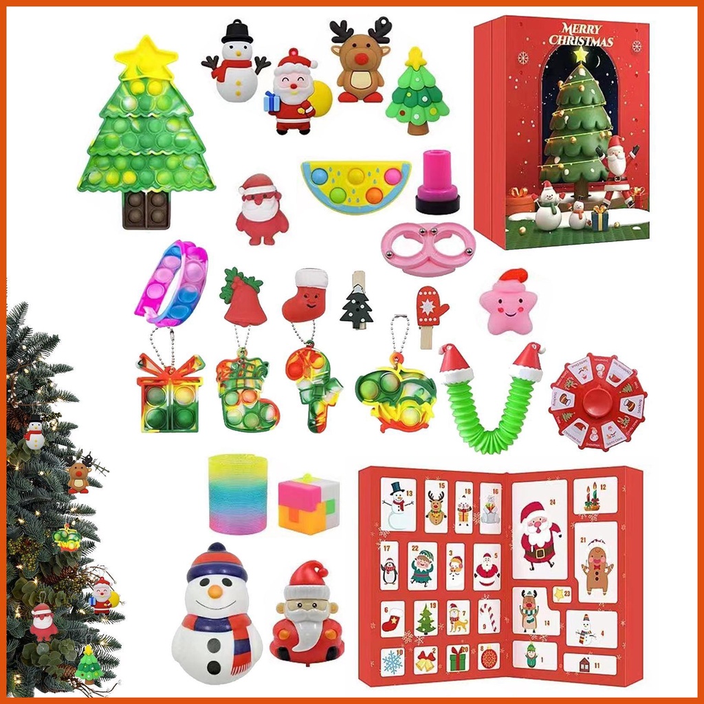 Fidget Advent Calendar Christmas 24 Days Countdown Advent Calendar ...