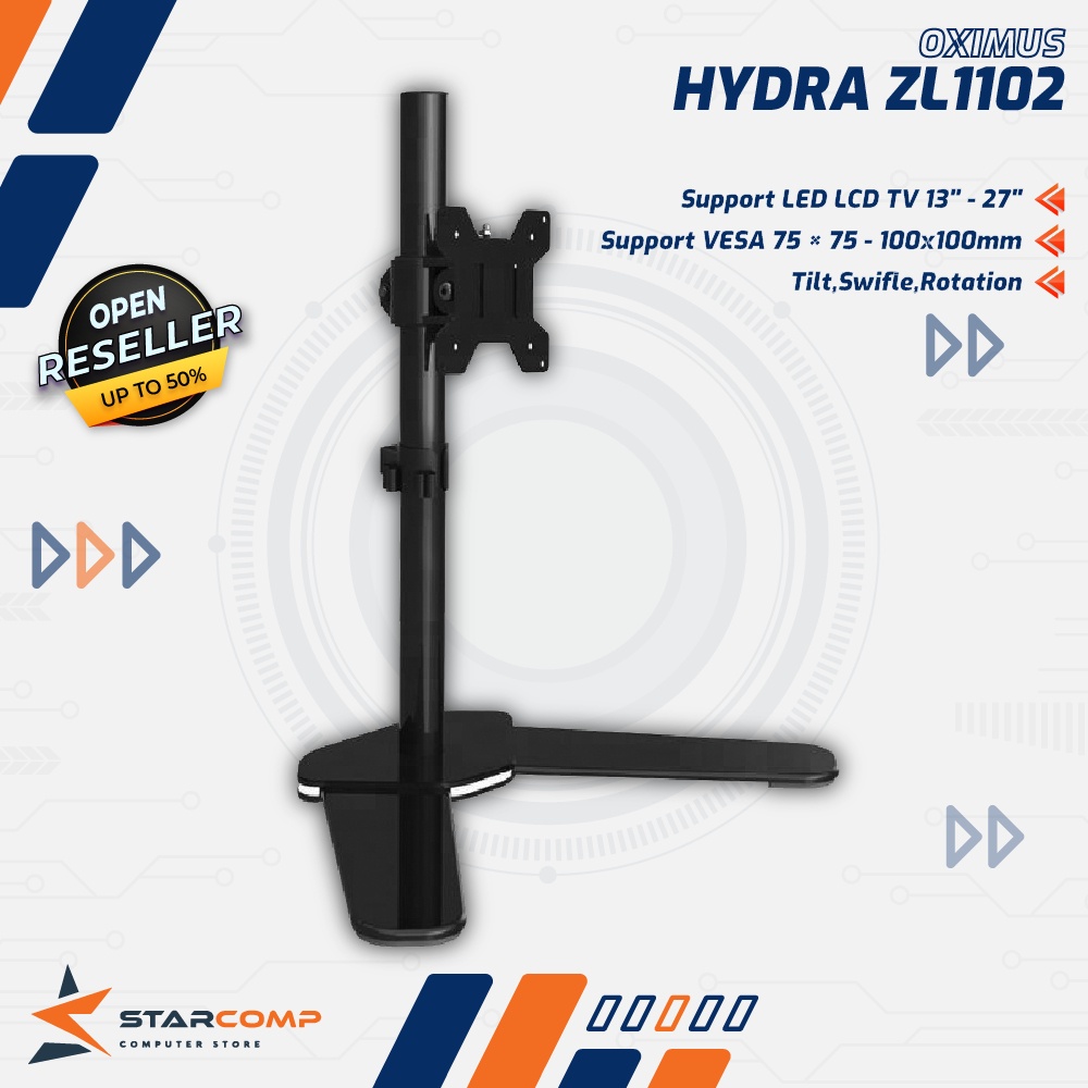 Oximus HYDRA ZL1102 LED TV LCD Table BRACKET 1 Monitor 13" - 27 ...
