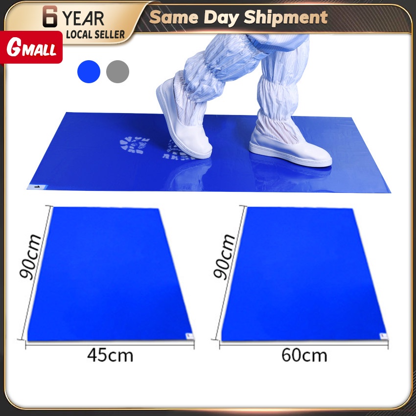 Removable Dust Remover Sticky Floor Mats Anti-Bacterial Entrance Pad ...