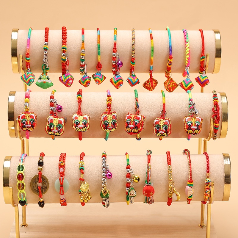 Colorful Rope Hand Rope Couple Bracelet Braided Hand Rope Red Rope ...