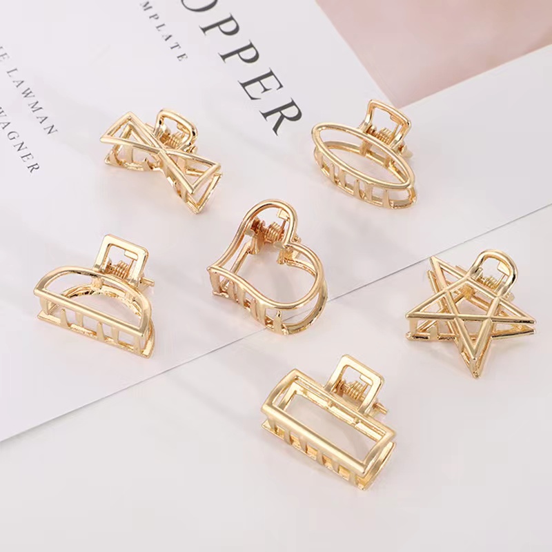 Mini Metal Hair Clamp Korean Style Hair Clip Claw Girl Fashion ...