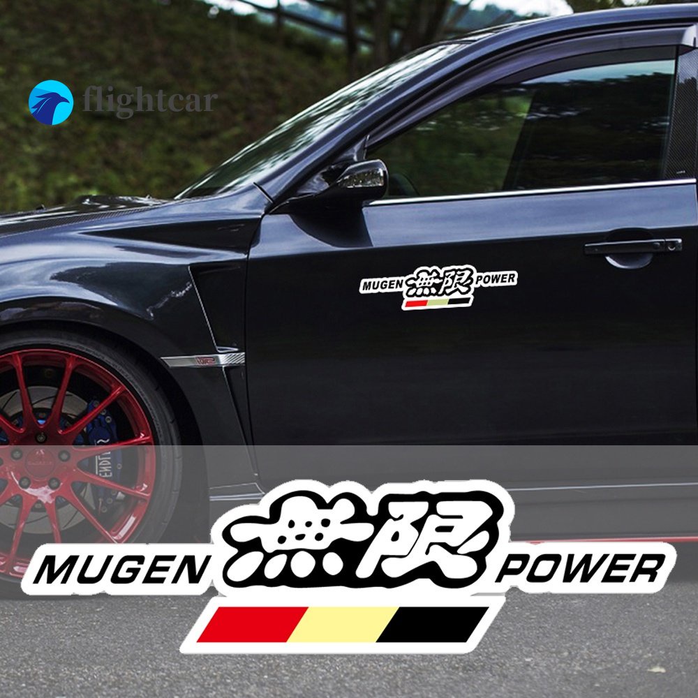 flightcar JDM Honda ASIMO Mugen Power Reflective Car Sticker Rear ...