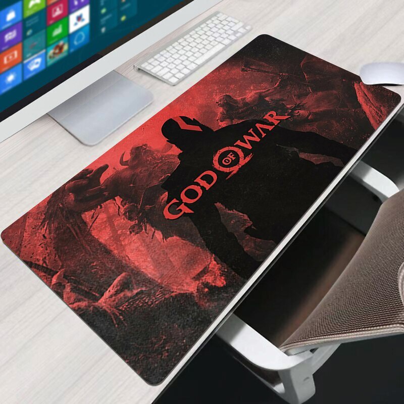 God of War Mousepad Gamer Mouse Pad Pc Gamer Large Xxl Extended ...