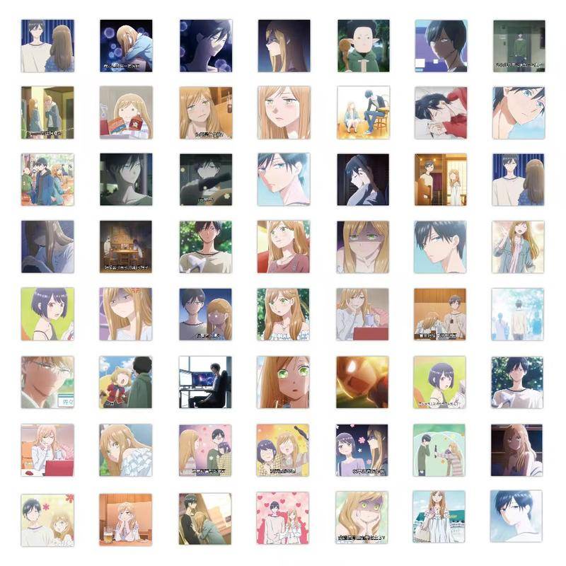 63Pcs/Set My Love Story with Yamada-kun At Lv999 Stickers Kawaii Yamada ...