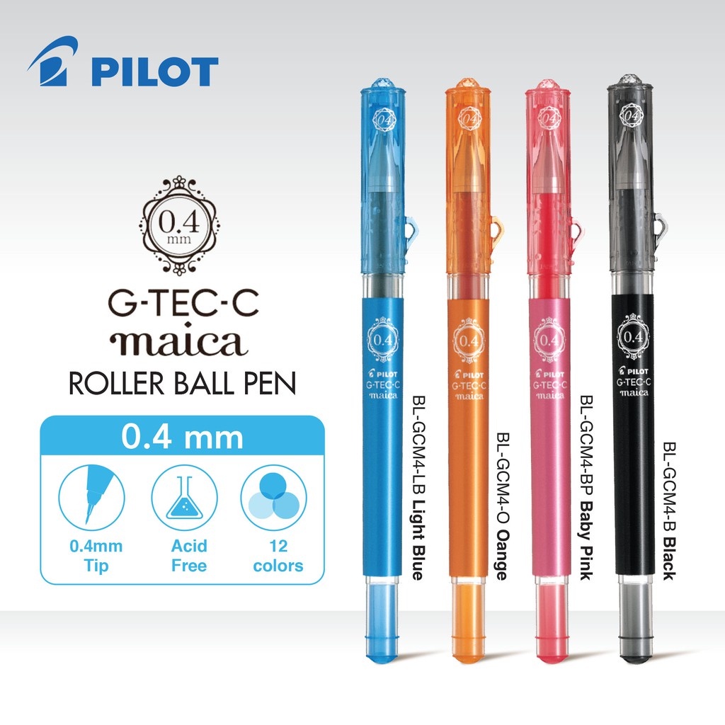 Pilot G-Tec-C Maica 0.4 sign pen | Shopee Philippines