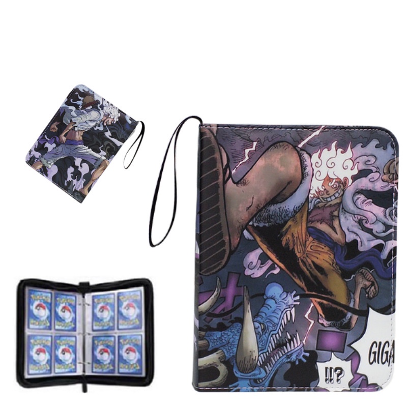 One Piece Cards holder 2x2 400pcs Anime Binder Card Holder Luffy ACE ...