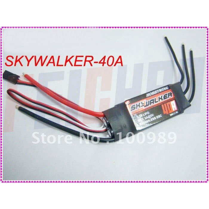Hobbywing SKYWALKER 40A Build-in BEC 2A Brushless Speed Controller ESC For TREX 450 400 RC ...