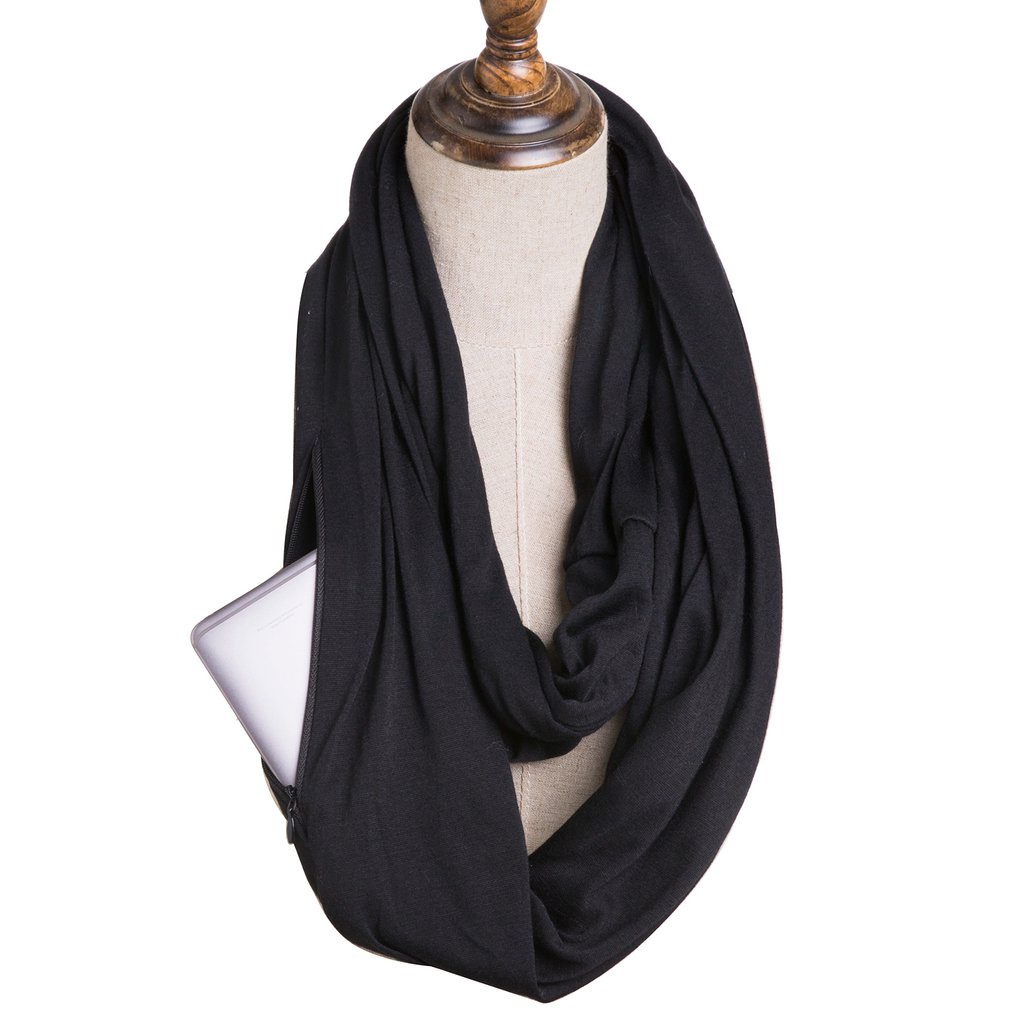 【Fitslim】 Convertible Journey Infinity Scarf With Pocket Multi-use ...