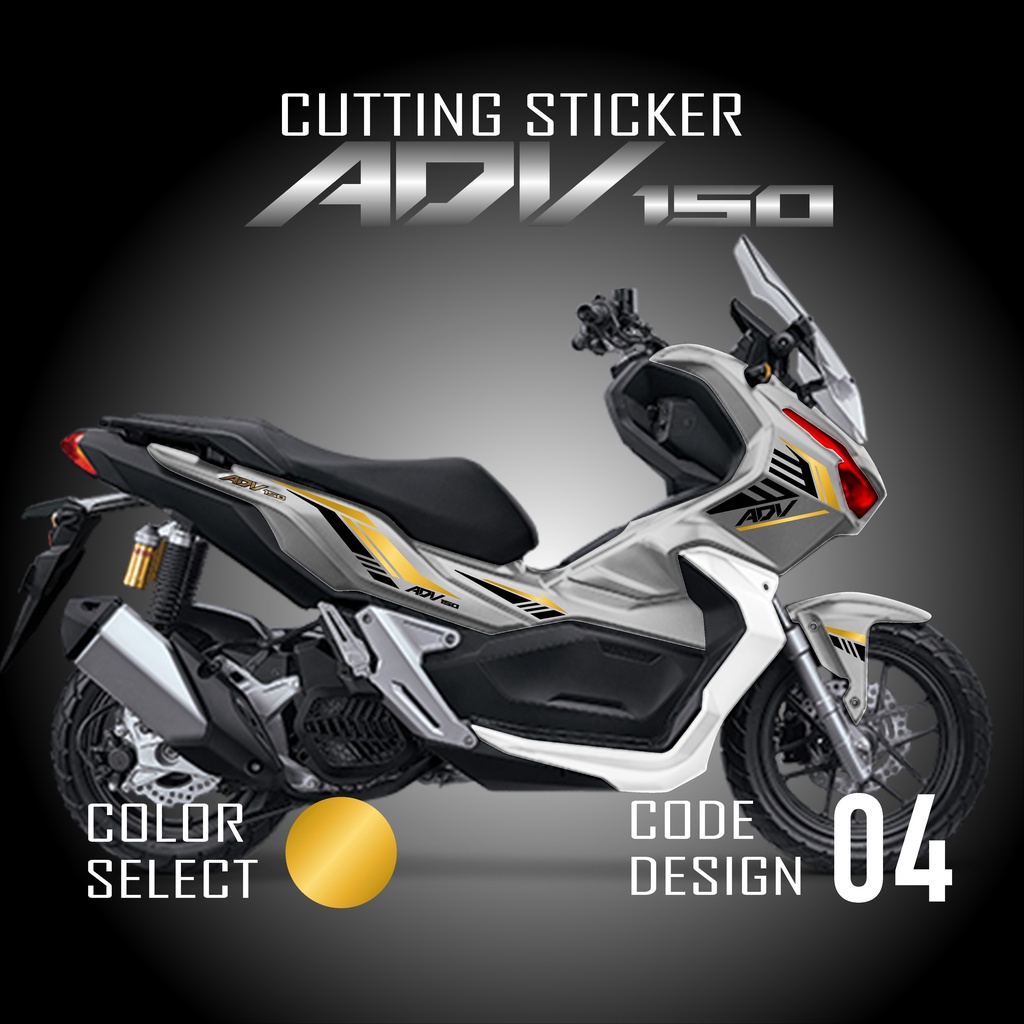 Striping ADV 150 - Cutting Sticker Embossed Trim Sticker Honda ADV150 ...