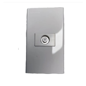 Panasonic 1Gang F Type Television Terminal Current Passing Type with ...