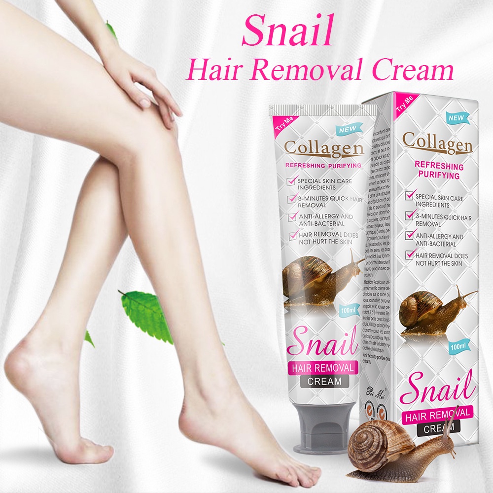 Snail Hair Removal cream Fast Gentle Body Wax Hair Remove Leg Hair ...
