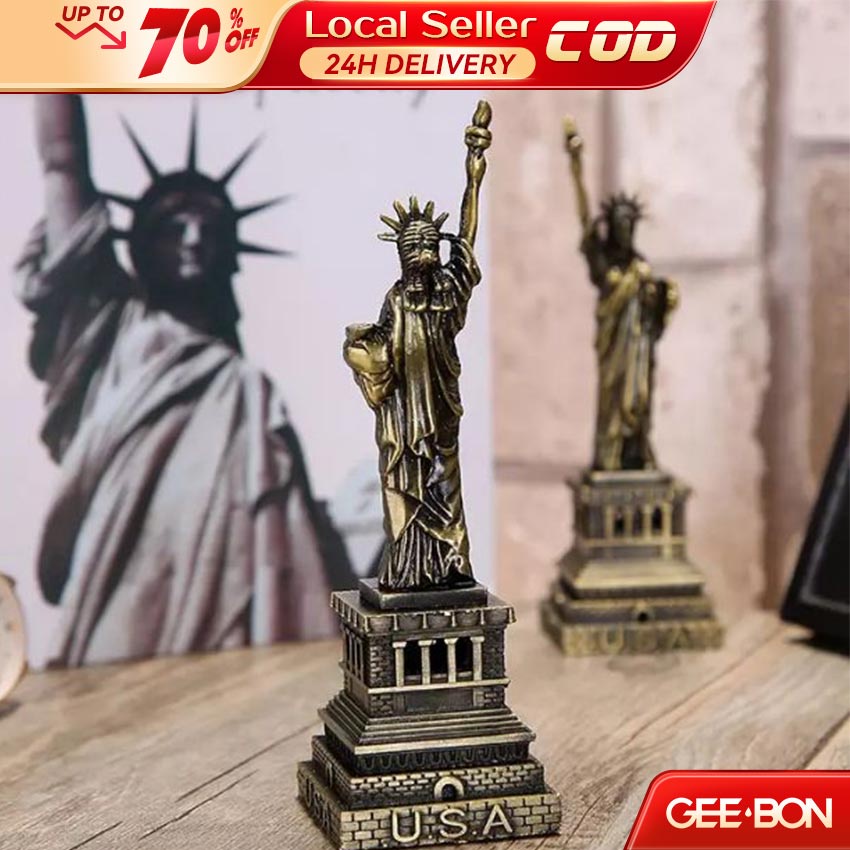 GEEBON Eiffel Tower Statue Big Ben Figurine Statue of Statue Liberty ...