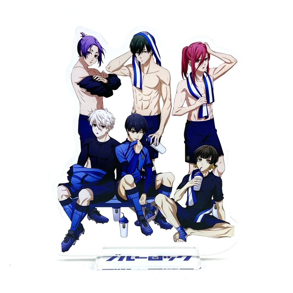 Blue Lock Bachira Isagi Chigiri Kunigami Nagi acrylic stand figure ...