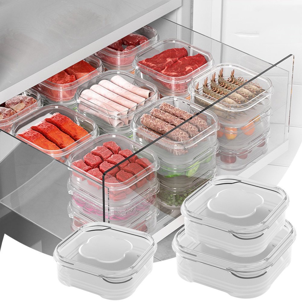 Refrigerator Freezing Storage Box/Food Grade Frozen Meat Classification ...