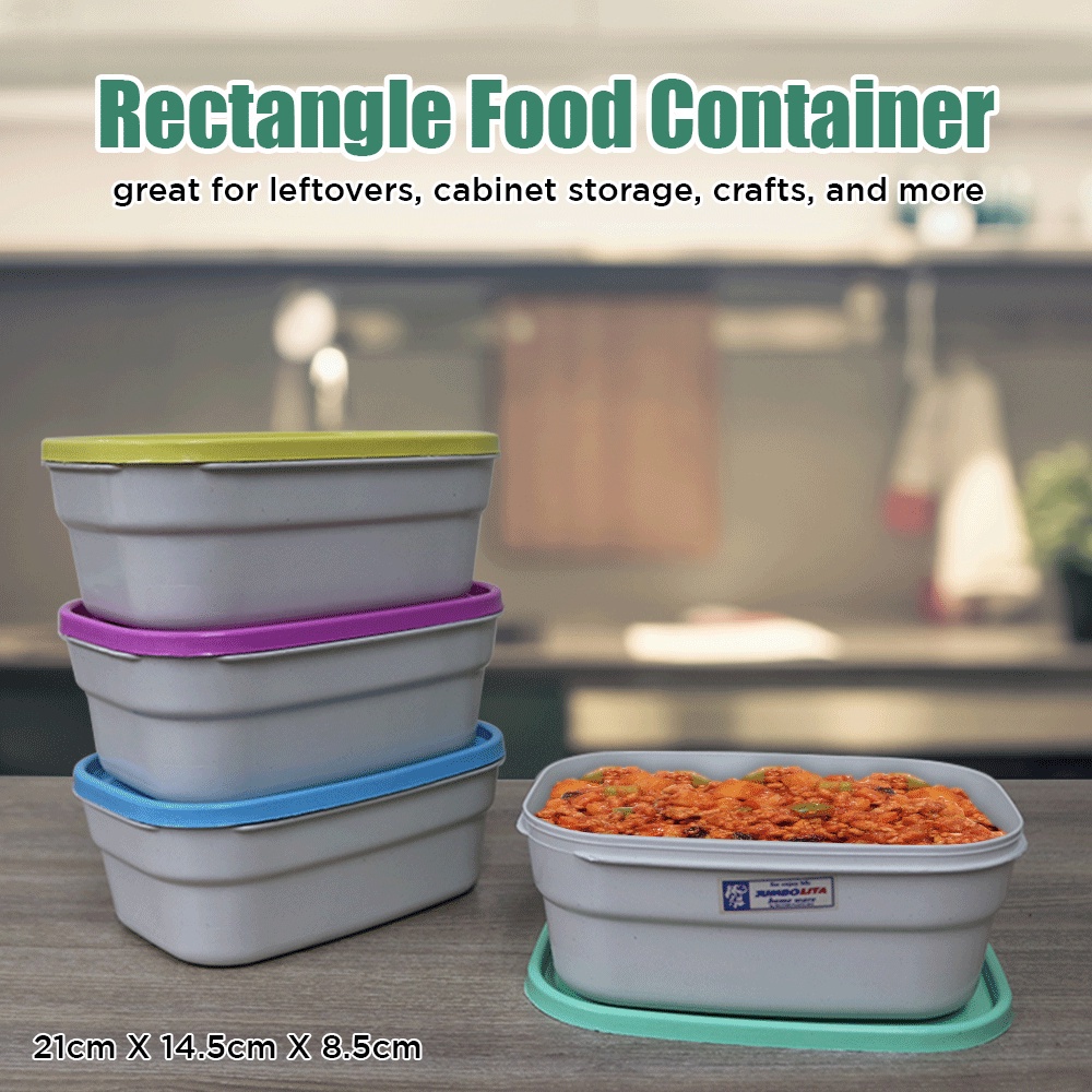 SIMS Rectangle Refrigerator Tupperware Kitchen Container Plasticware ...