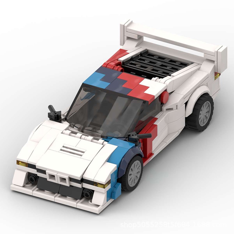 MOC BMW M1 Procar Super Racing Cars Building Blocks Toys For Kids Boys ...